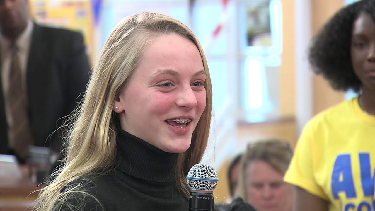 Student Town Hall Meeting - Middle School Students 12-5-18 - YouTube