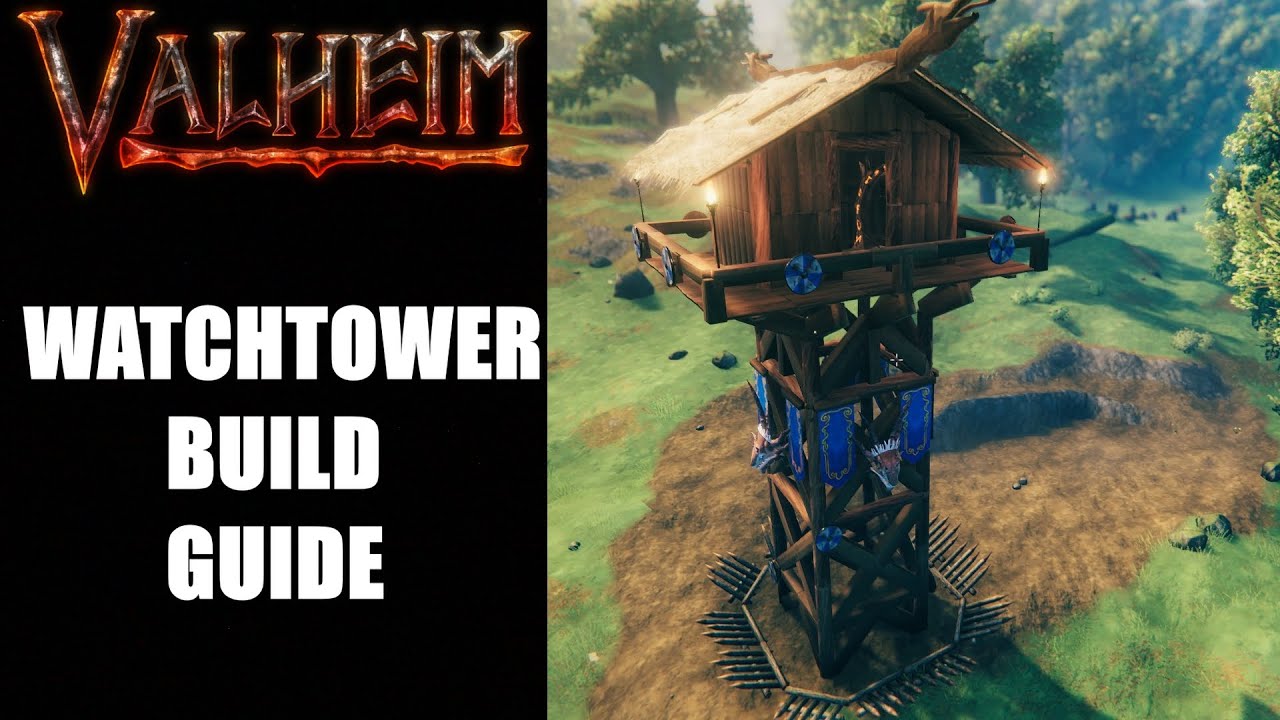 Valheim - Watchtower Build Guide - YouTube