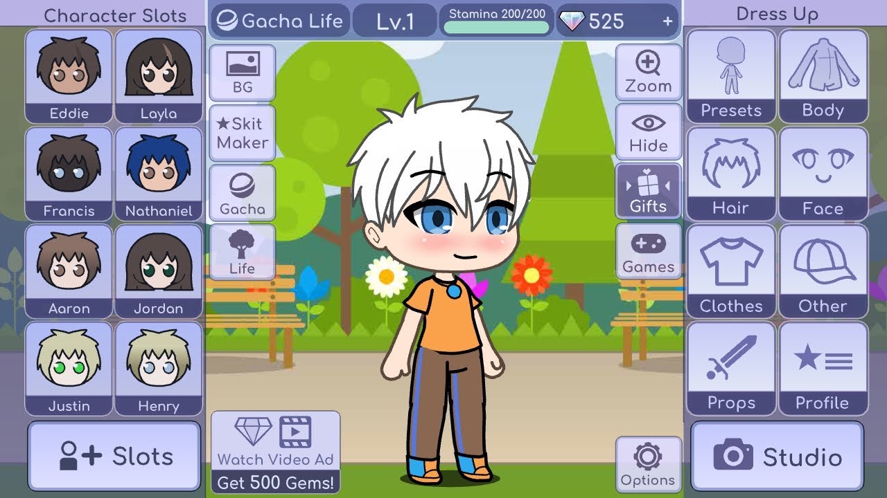A video about gacha life about all the characters from the loud house ...