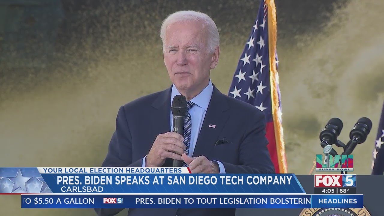 Pres. Biden Speaks At San Diego Tech Company - YouTube