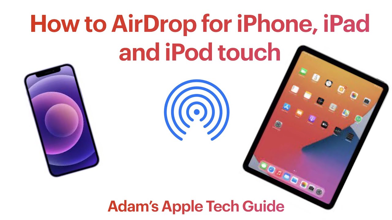 How to AirDrop for iPhone, iPad and iPod touch - YouTube