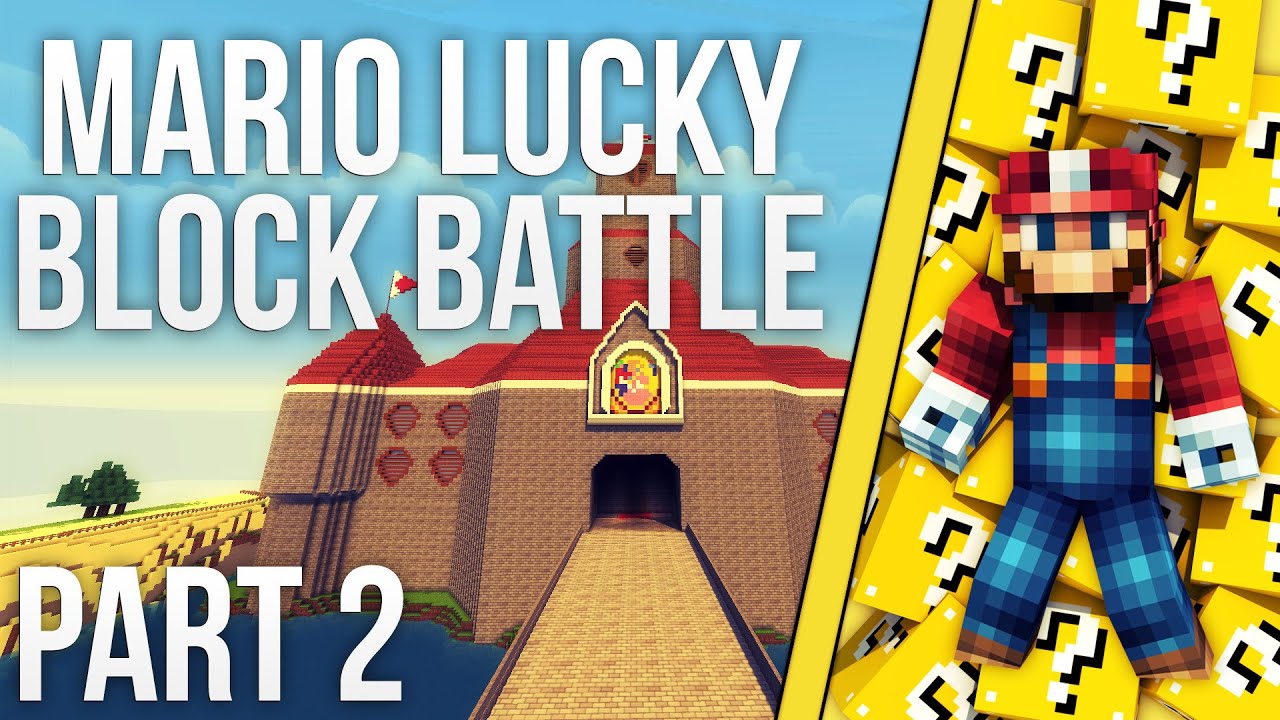 Minecraft: LUCKY BLOCK MARIO 3v3 BATTLE #2 (Minecraft Lucky Block ...