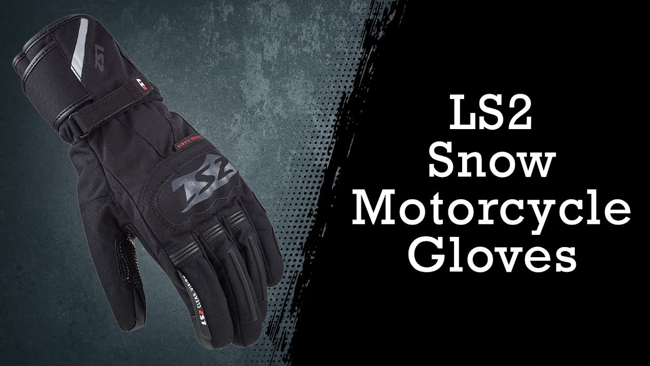 LS2 Snow Motorcycle Gloves - YouTube