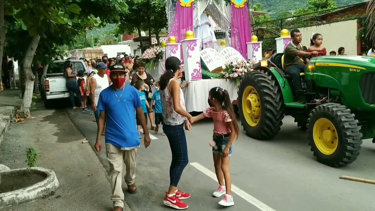 entrada de la Virgen del rosario de Madrid colima mexico - YouTube