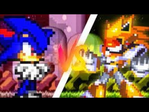 Shadic vs Metallix Sprite Battle Reaction - YouTube