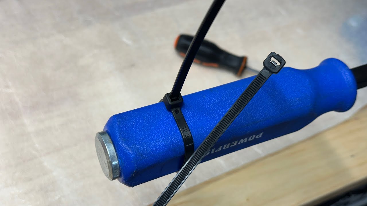 How To Release Zip Ties Without Cutting - YouTube