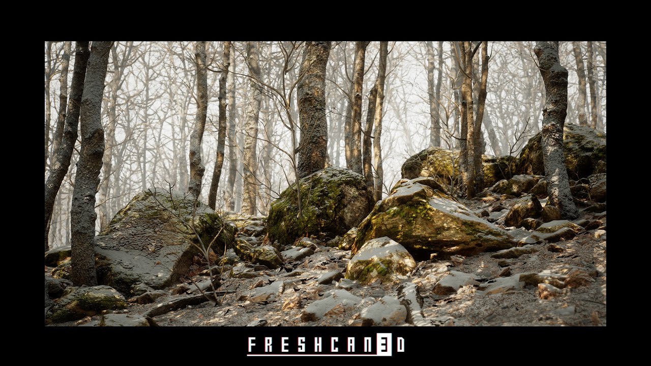 Unreal Engine Procedural Oak Forest - Winter - YouTube