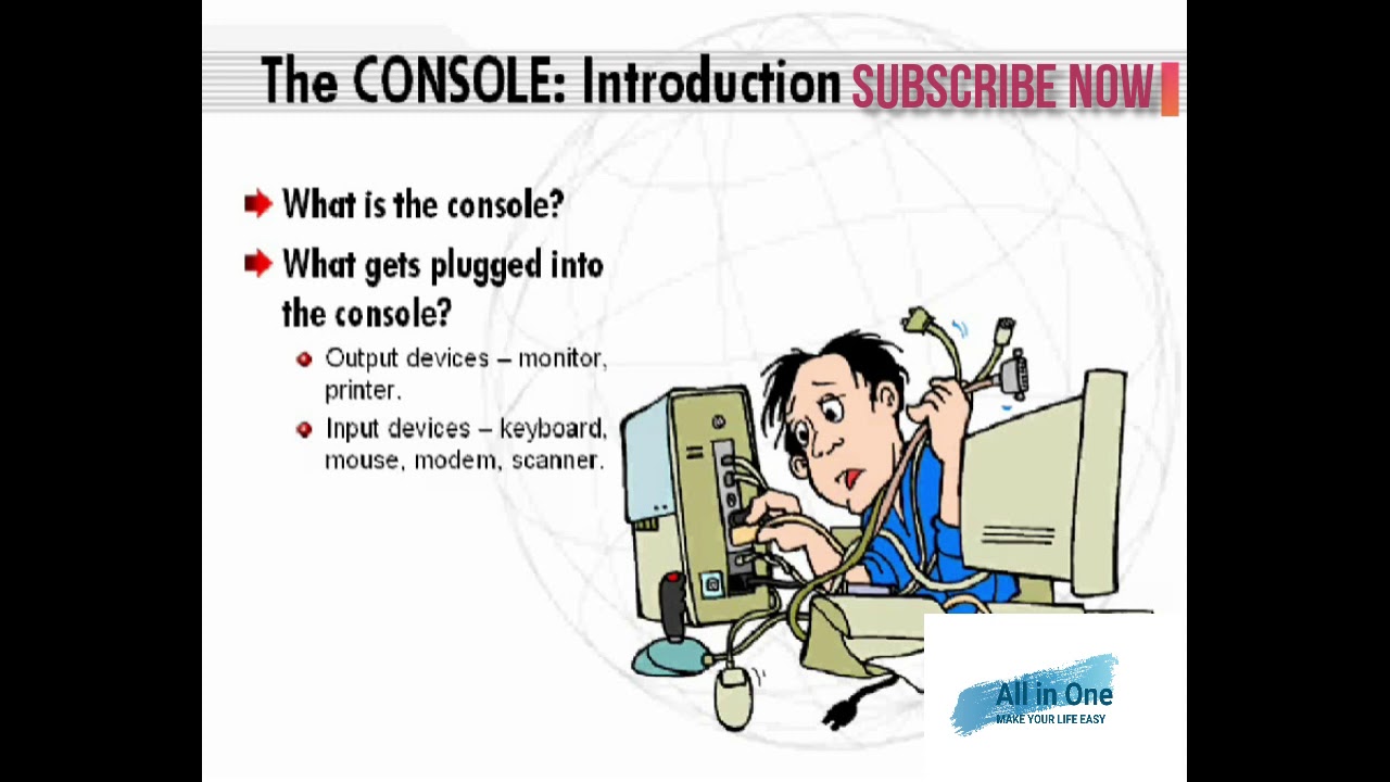tutorial console intro - YouTube