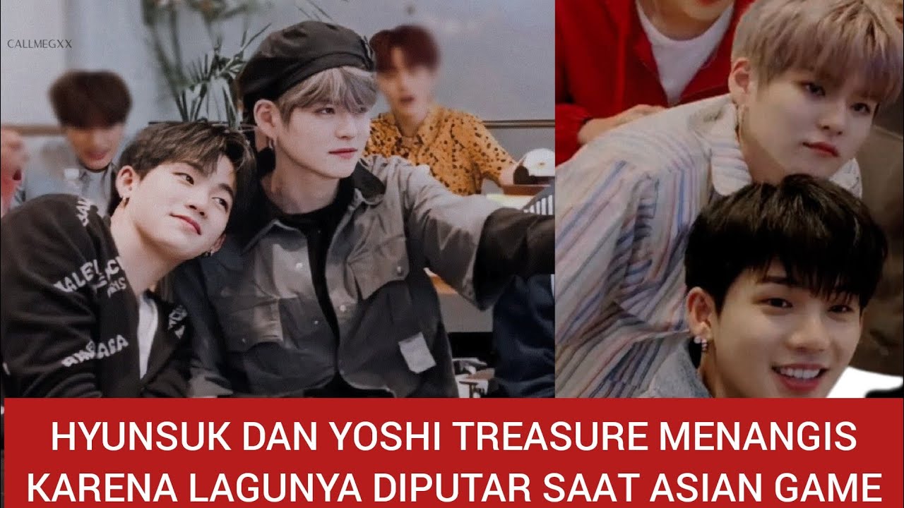 Hyunsuk dan Yoshi treasure menangis!! - YouTube