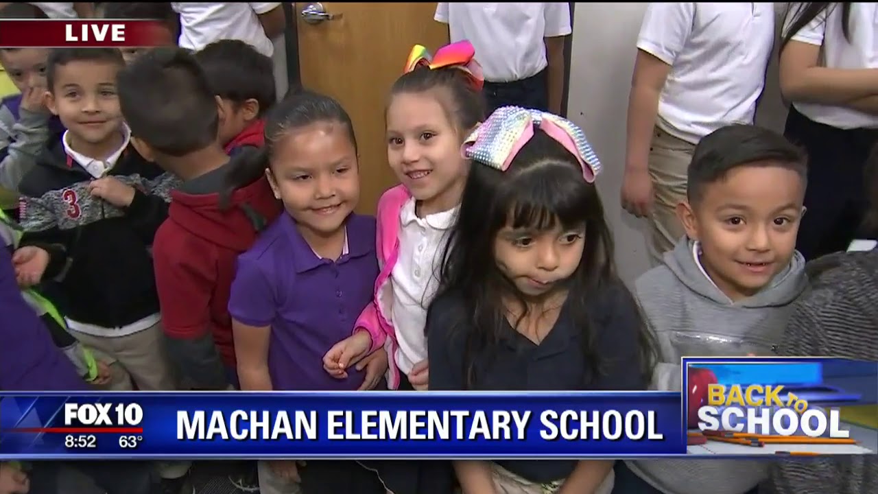 Back to school: Machan Elementary School - YouTube