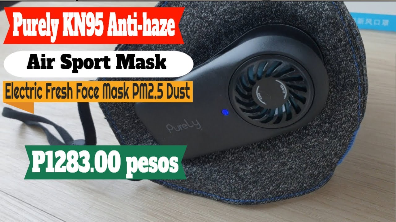 Purely KN95 Anti-haze Air Sport Mask Electric Fresh Face Mask PM2.5 ...