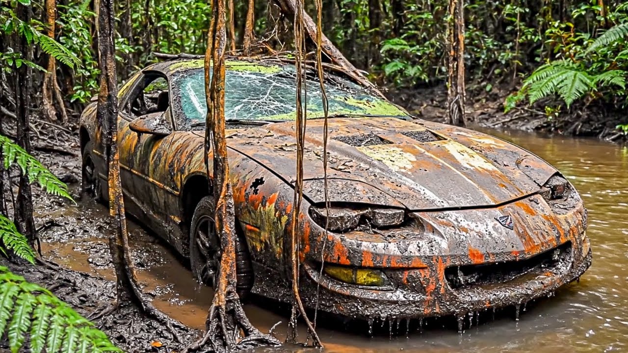 Abandoned 20 Years 1996 Chevy Camaro Z28 Flooded & Restored From Heavy ...