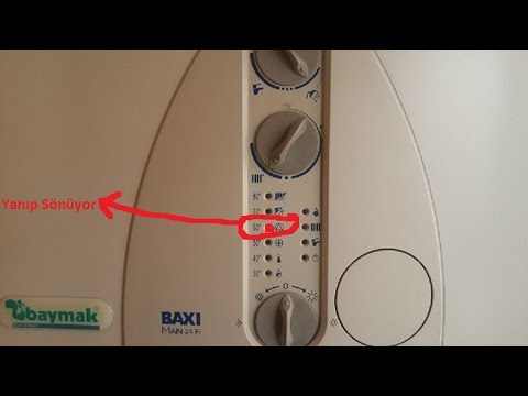 baymak kombi 60 derece ışığı yanıp sönüyor