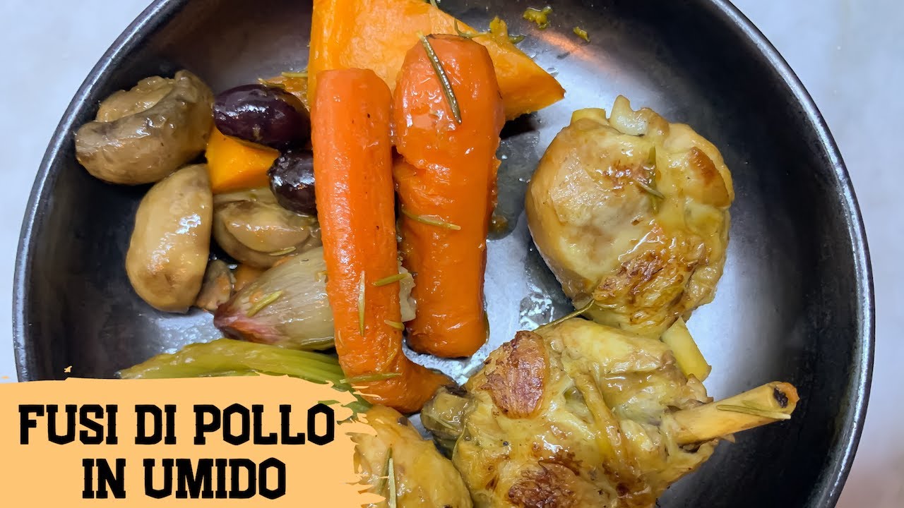 Fusi di pollo in umido - ricetta sana e semplicissima! - YouTube