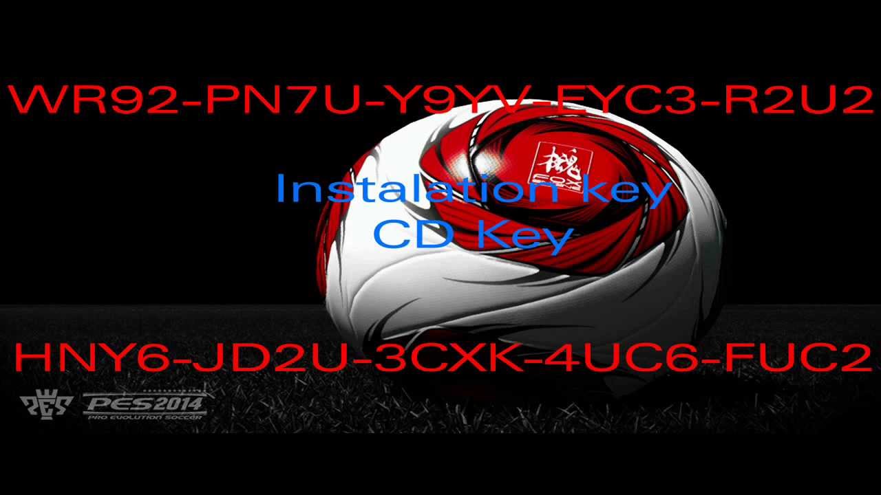 PES 14 CD Key/Instalation key - YouTube