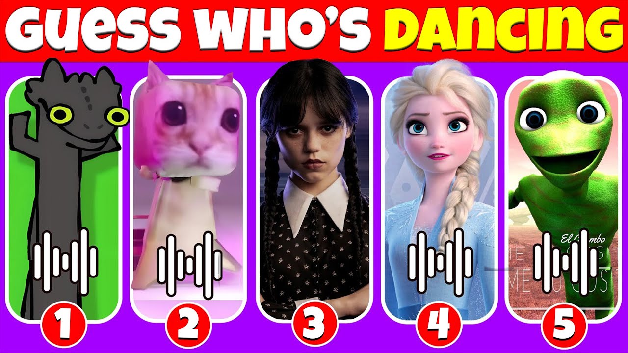 Guess Who’s Dancing? The Ultimate Cartoon & Movie Character Dance ...