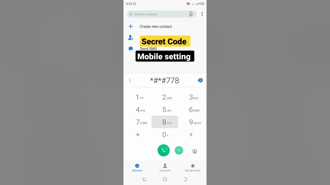 secret Code||android factory reset setting 2023#secretcode #factorysecret #android #tricks - YouTube