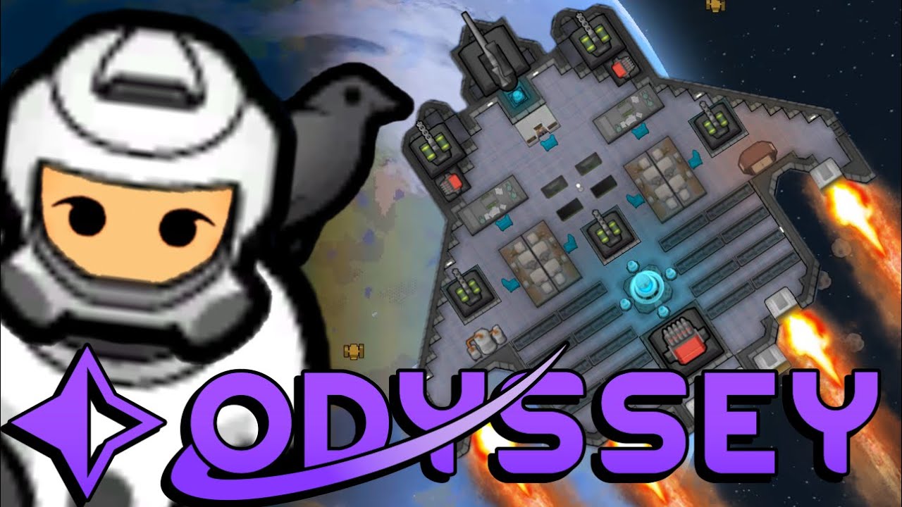 RimWorld Odyssey Ship Build The Gravship GunShip - YouTube