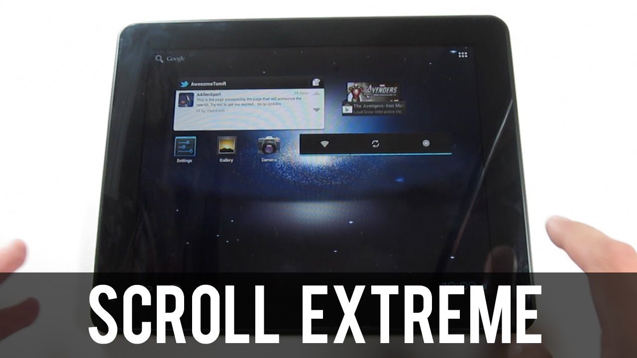 First Look: Android 4.0 Scroll Extreme Tablet! - YouTube