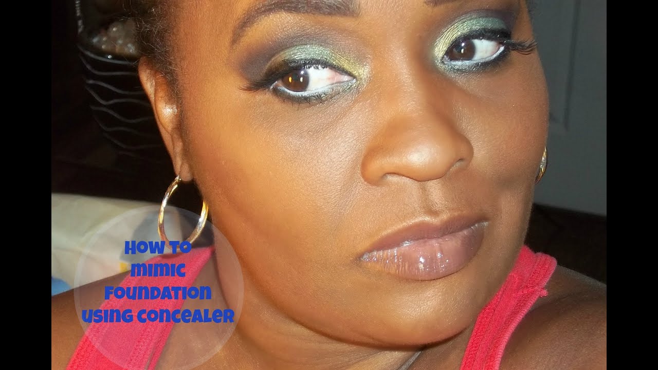 #184 How to Mimic Foundation Using Concealer-5 Minute Face Routine ...
