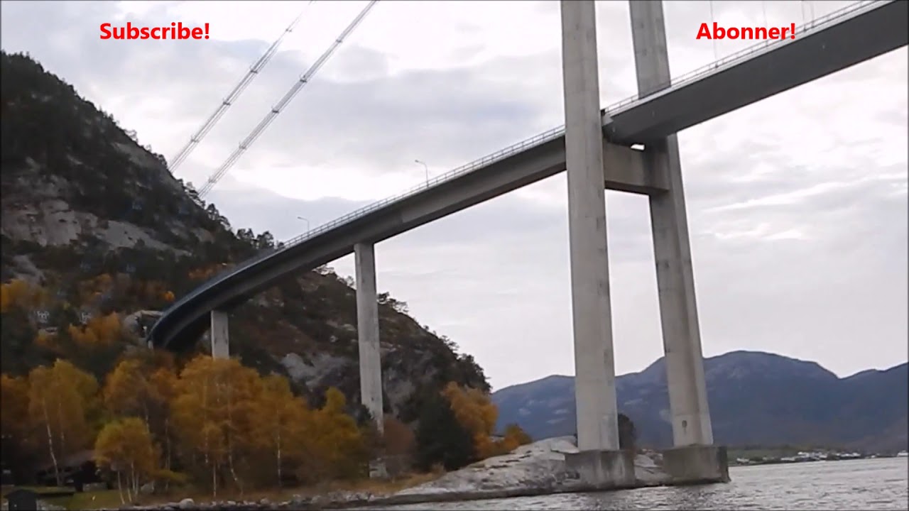 Lysefjord bridge, Norway - YouTube