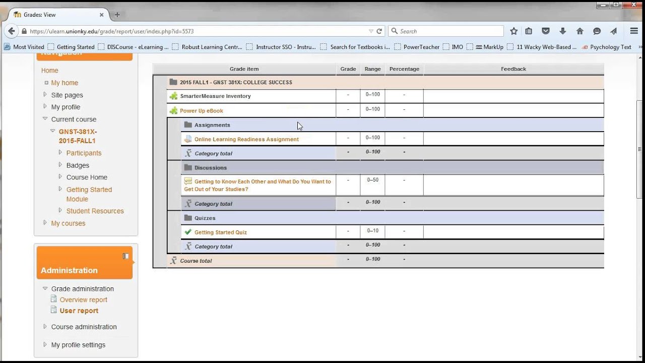 How to Find Grades for Your Course - YouTube