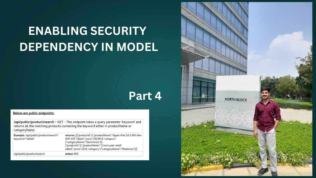 Enabling Security Dependency In Model || WINGS ONE SPRING BOOT - YouTube