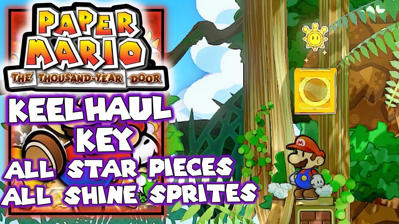Keelhaul Key All Star Pieces & Shine Sprites - Paper Mario The Thousand ...