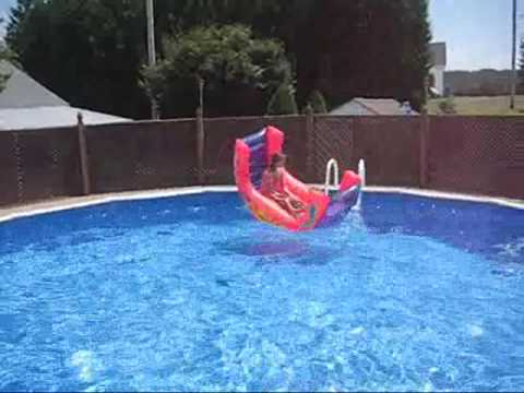 Aqua Rocker in the Pool - YouTube