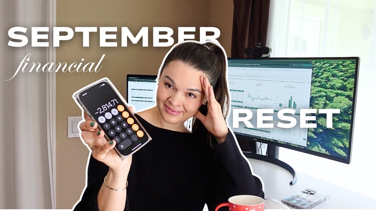 September FINANCIAL RESET 🍂 💸 | $2800 over budget, let's get back on ...