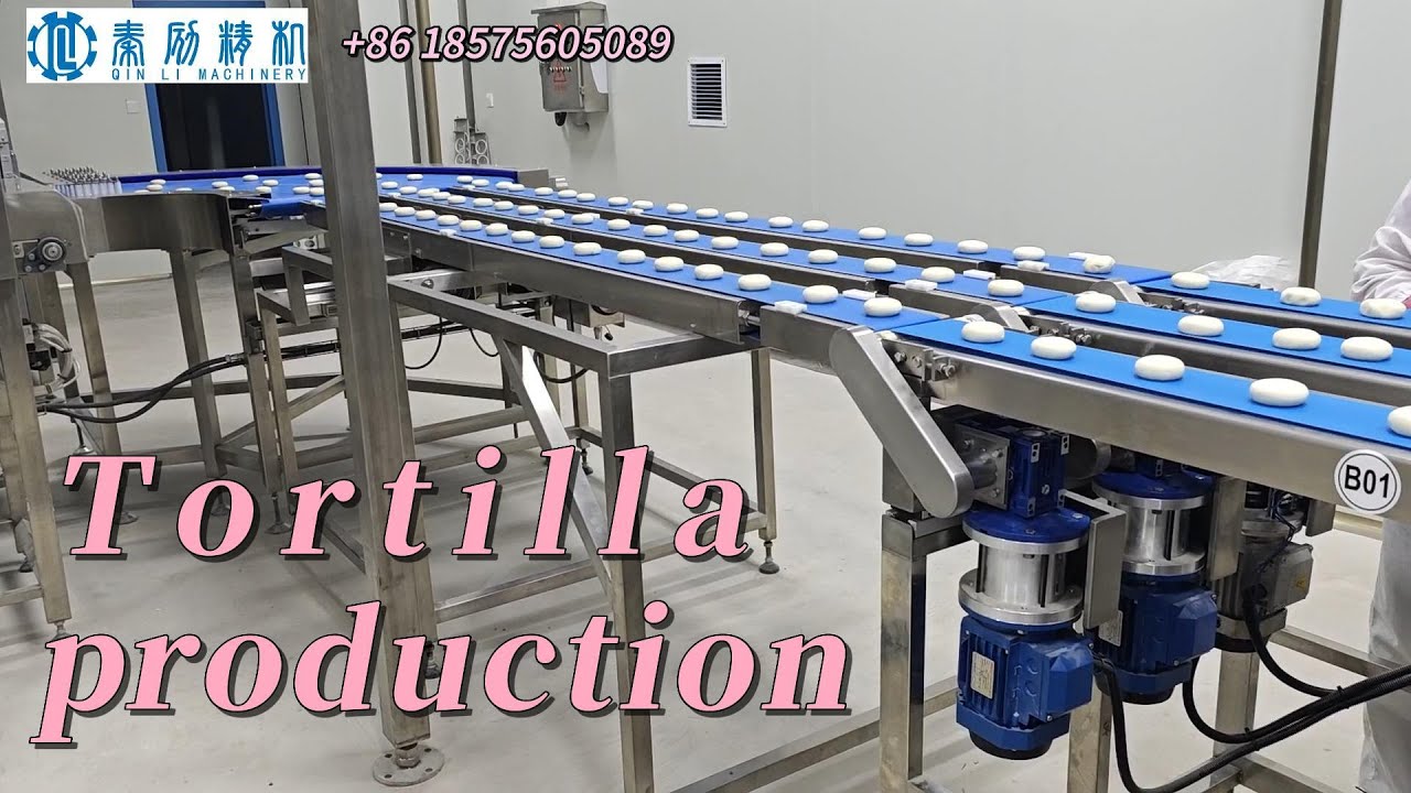 Tortilla bread production-How to make tortilla - YouTube