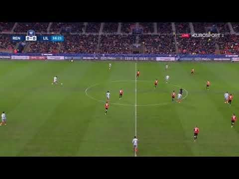 Adama Soumaoro (Lille) straight red card against Rennes 17'