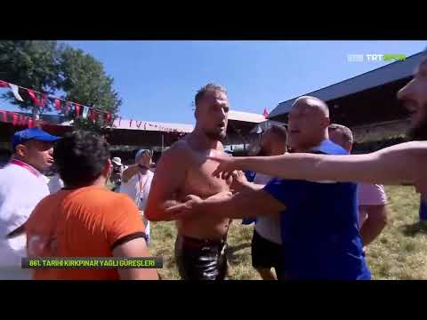 Hüseyin Gümüşalan 2022 yılı Kırkpınar, 2.turda İsmail Koç 'u jeneriklik yenişle geçiyor ...