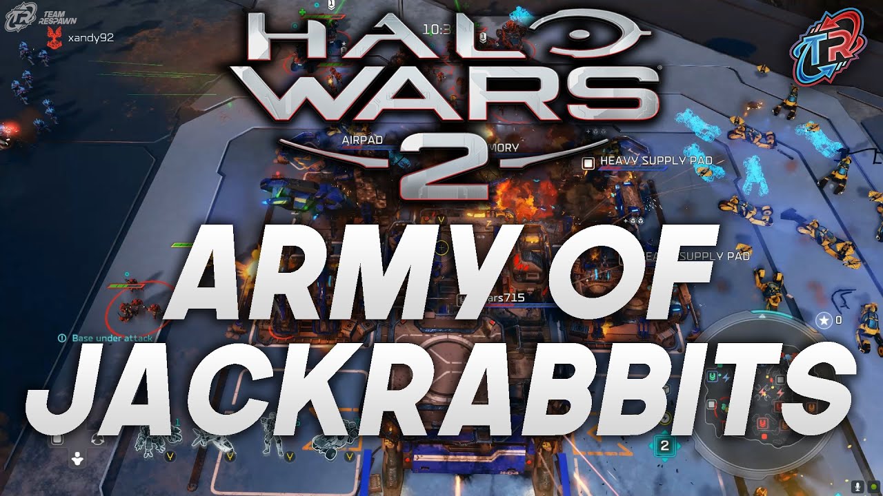 We Built and Army of Jackrabbits and CHAOS Erupted! | Halo Wars 2 ...