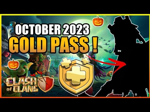 Upcoming October 2023 Gold pass Skin in Coc | Halloween 2023 Update ...