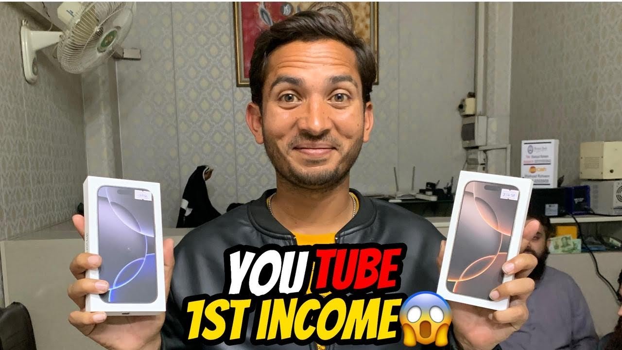 BIG SURPRISE 😦 YOUTUBE FIRST INCOME ️ - YouTube