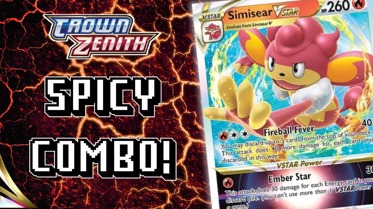Simisear VSTAR Deals Huge Damage! | Spicy Combo ft. Rayquaza Vmax ...