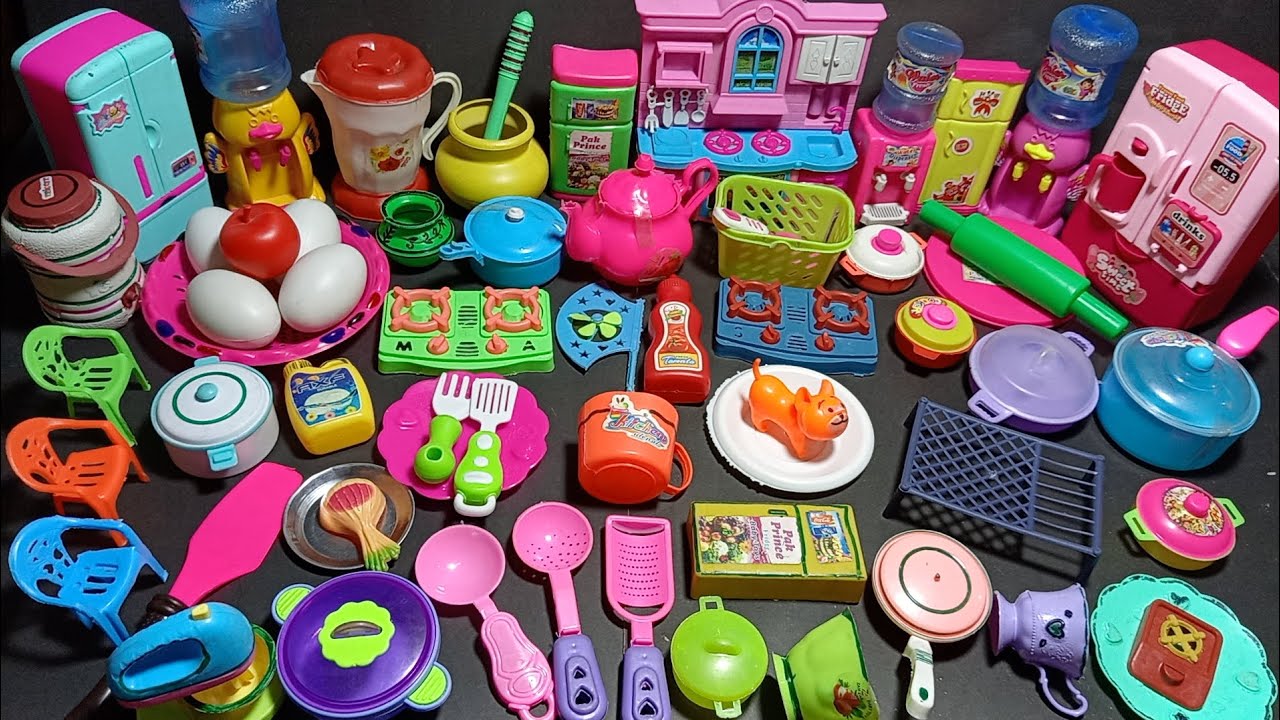 4 minutes satisfying with unboxing hello kitty Kitchen set ||hello ...