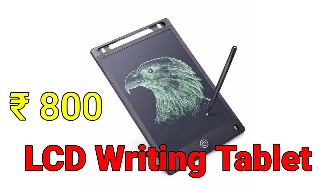 LCD Writing Tablet Review Telugu - Future Slate Chalk (Rs. 800) - YouTube