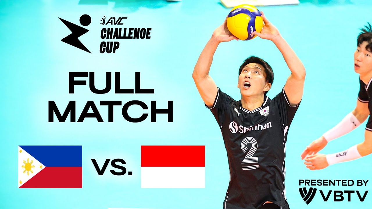 🇵🇭 PHI vs. 🇮🇩 INA - AVC Challenge Cup 2024 | Playoffs - presented by ...