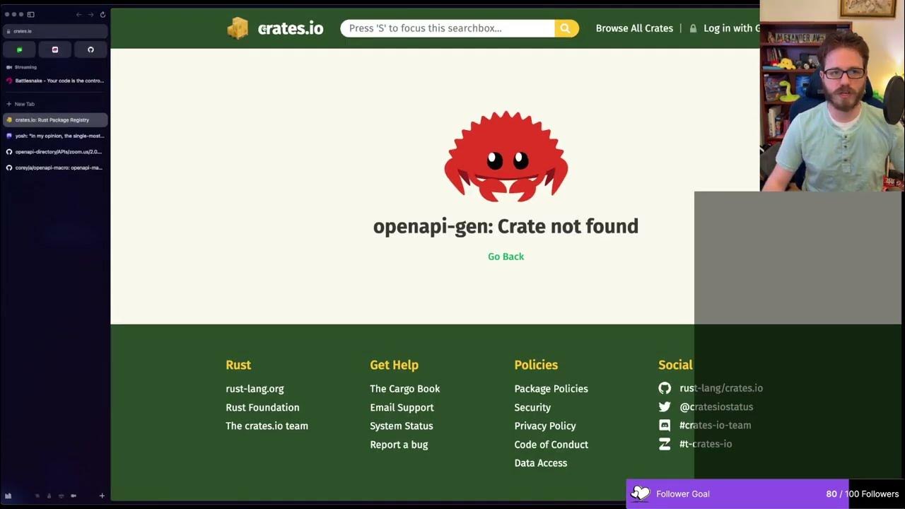 Exploring OpenAPI with Rust: A Deep Dive into Code Refactoring | Corey's Live Stream, Feb 2023 ...
