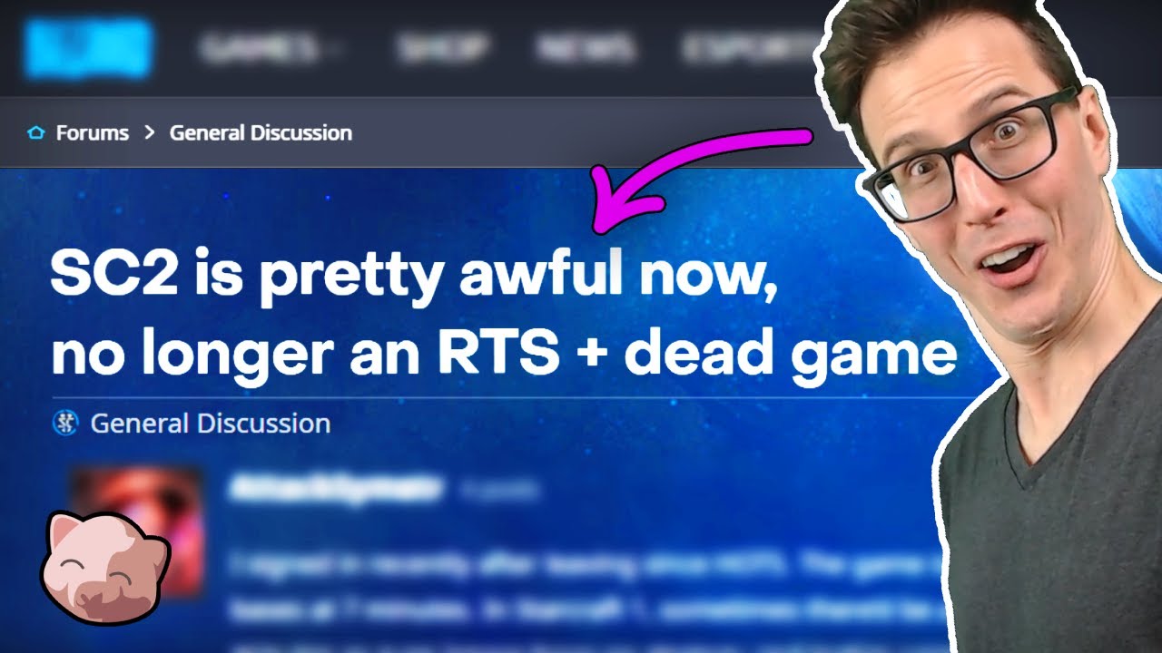 "SC2 is pretty awful now, no longer an RTS + dead game" | Bnet Dumpster ...