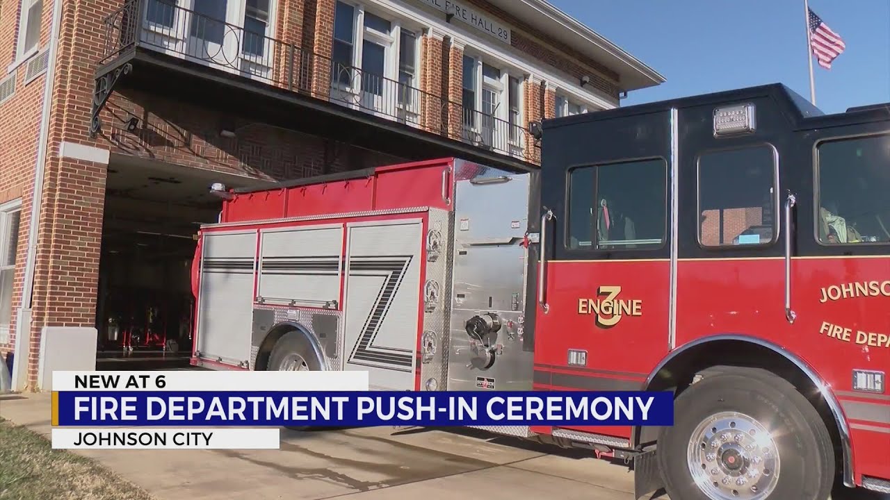 Johnson City Fire Department welcomes new engines - YouTube