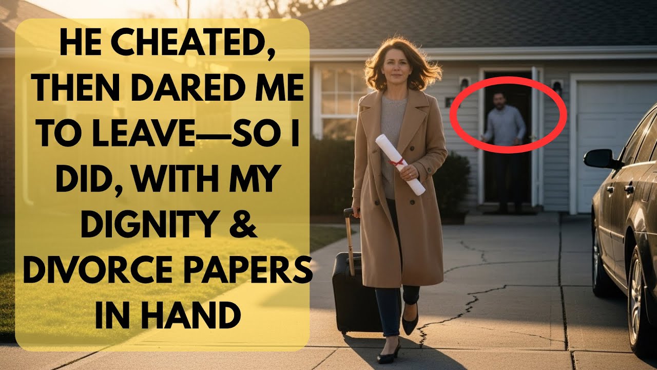 HE CHEATED, THEN DARED ME TO LEAVE—SO I DID, WITH MY DIGNITY & DIVORCE ...
