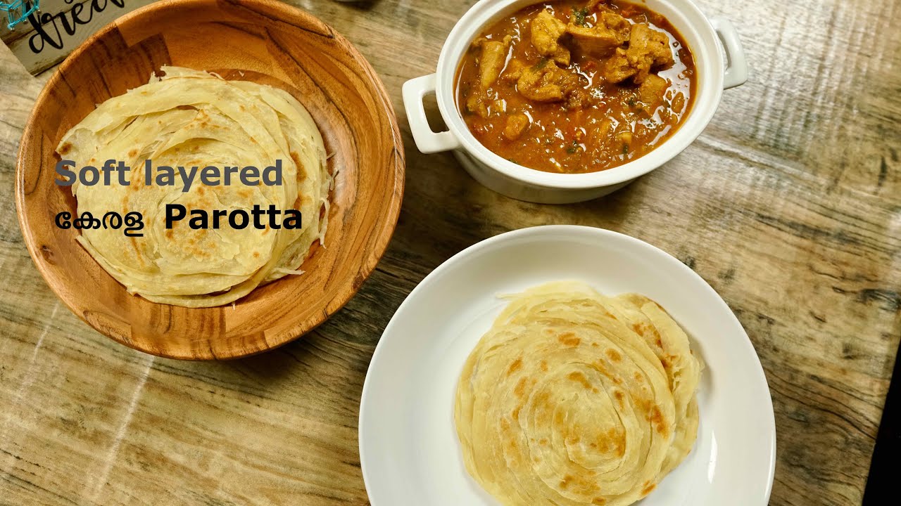കേരള പറോട്ട How to make Kerala porotta in simple steps - YouTube