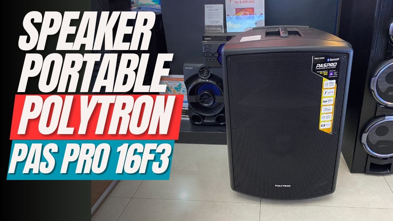 REVIEW SPEAKER PORTABLE POLYTRON || POLYTRON PAS PRO 15F3 - YouTube