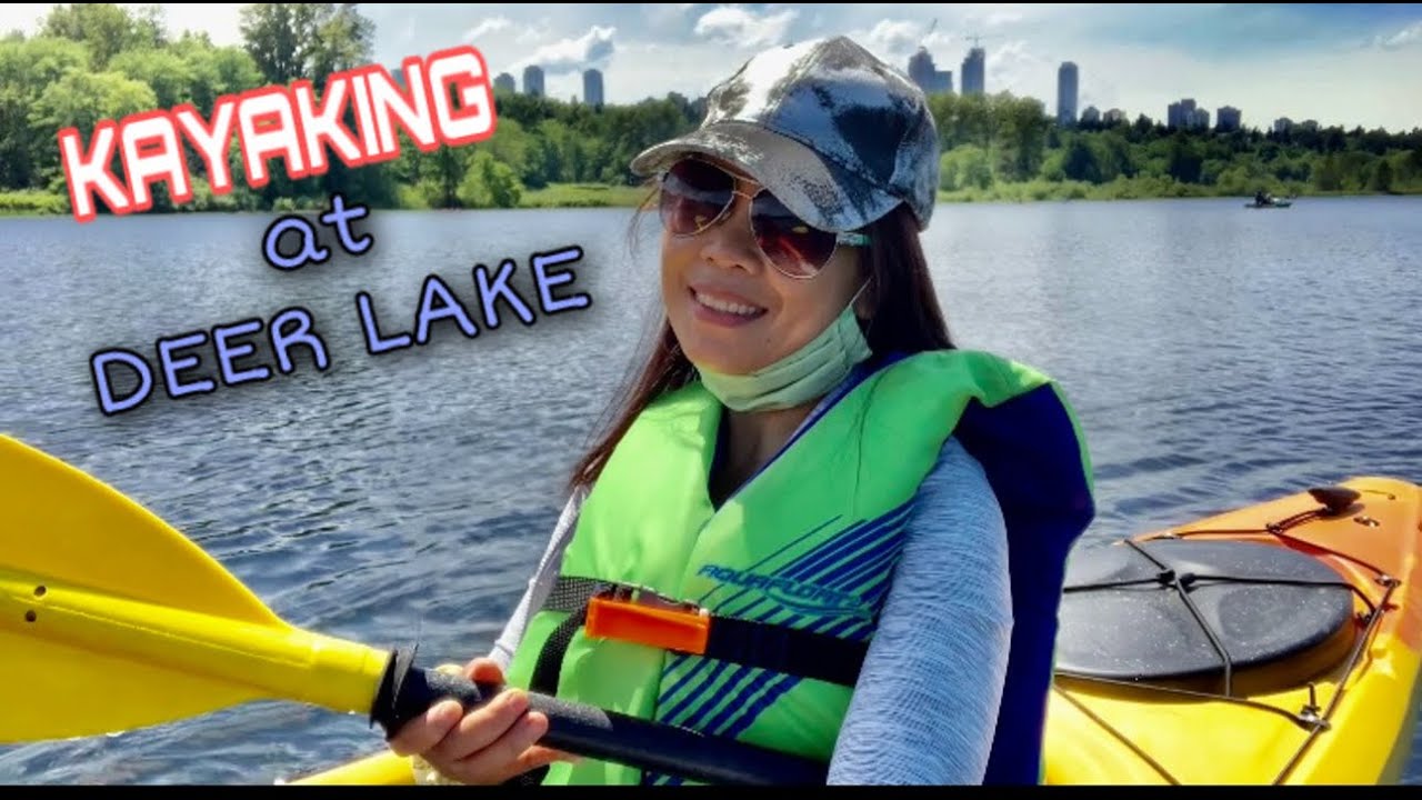 KAYAKING AT DEER LAKE BURNABY BC - YouTube