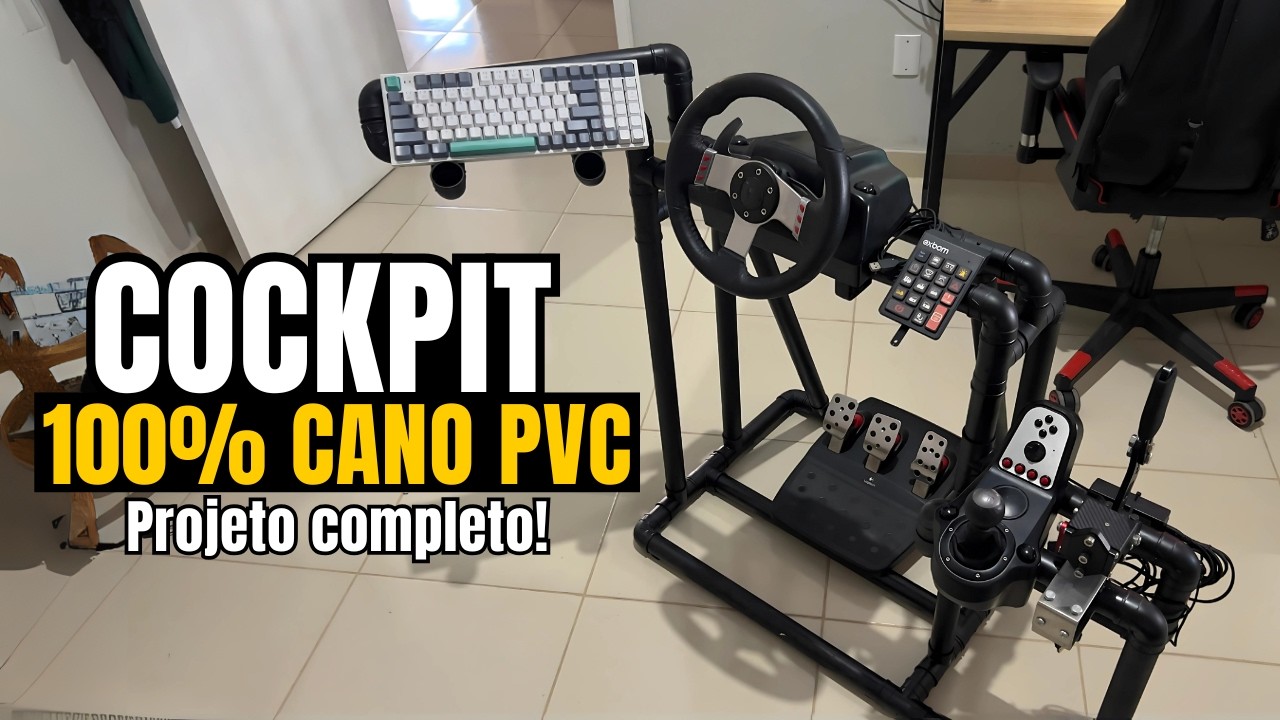 COCKPIT DE CANO PVC - PRIMEIRO VÍDEO DO CANAL - YouTube