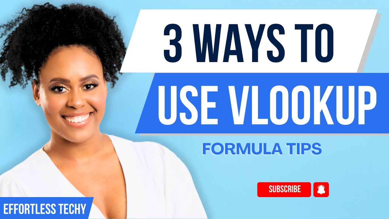 Learn 3 Ways to Use VLookup - Learn Formulas - MUST WATCH ...
