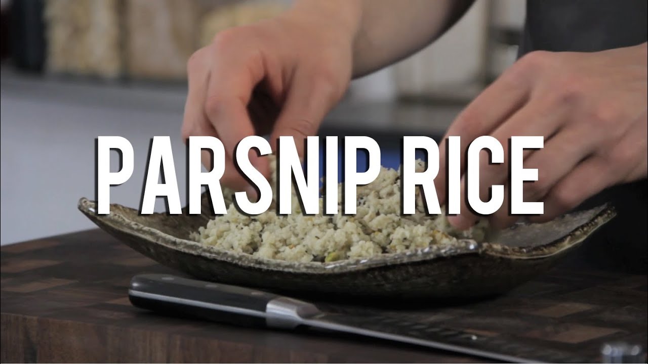 Raw food parsnip "rice" recipe - YouTube
